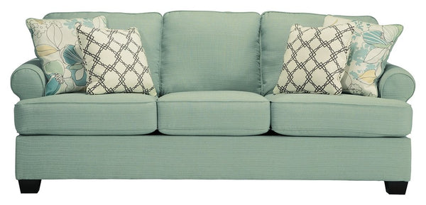 Seafoam green couch ashley furniture store